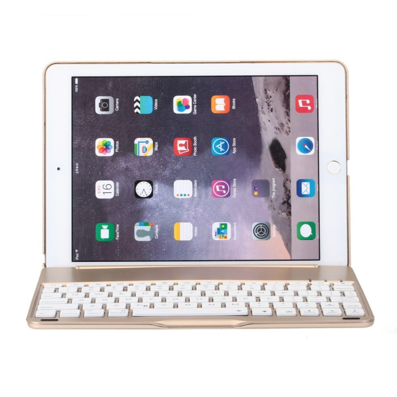 WITSPAD alumínium tok megvilágított Bluetooth billentyűzettel iPad 9,7 ...